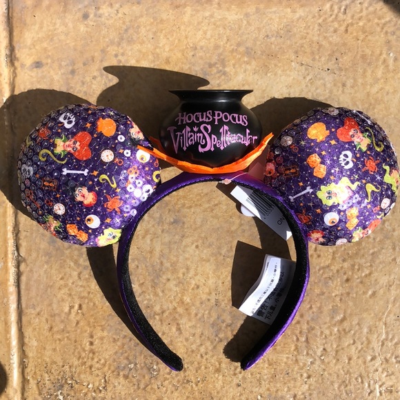 Disney | Accessories | Disney Hocus Pocus Halloween Mickey Ears Nwt ...